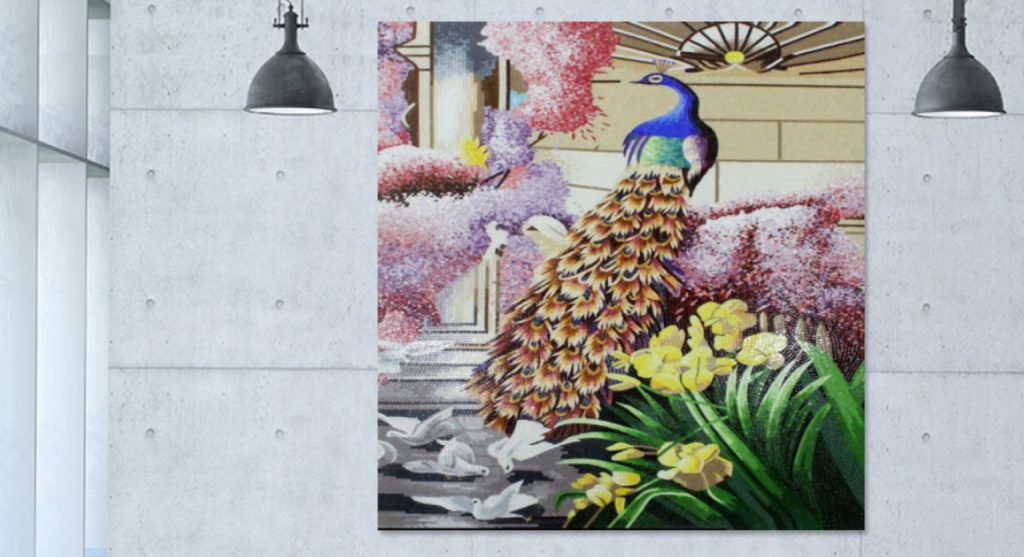 7 majestic mosaic artworks featuring refined peacocks